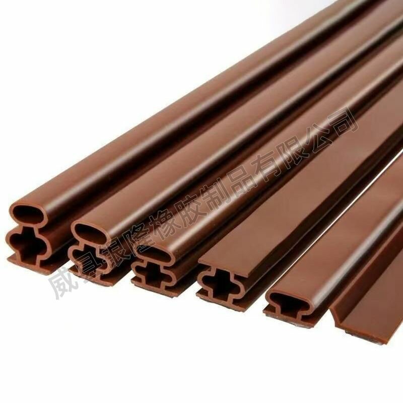 Универсальный уплотнитель для дверей и окон: Пакетное уплотнение для дверного косяка коричневого цвета (10 12) шесть метров