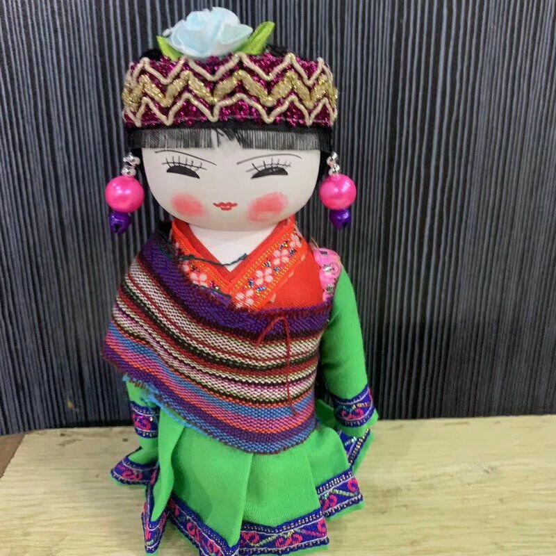 56 кукол китайских этнических групп, деревянные ручной работы фигурки, игрушки, декоративные подарки для детского сада, украшения