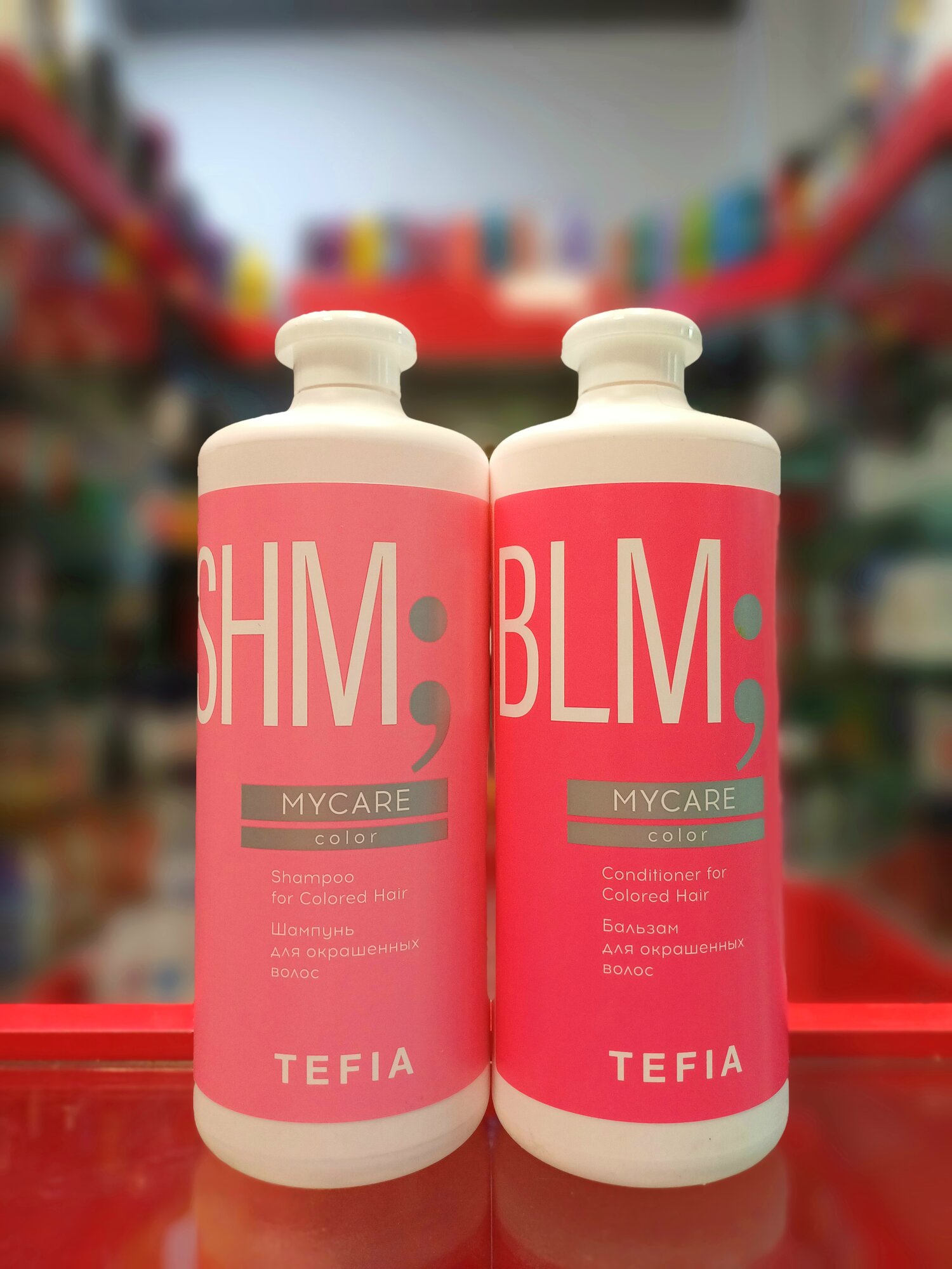 Набор для окрашенных волос MYCARE Color Tefia шампунь 1000мл, бальзам 1000мл