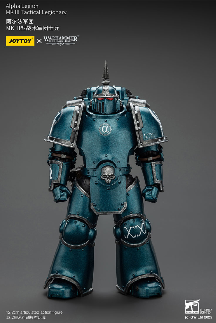 Фигурка JOYTOY Warhammer 40000 Alpha Legion MK III Tactical Legionary