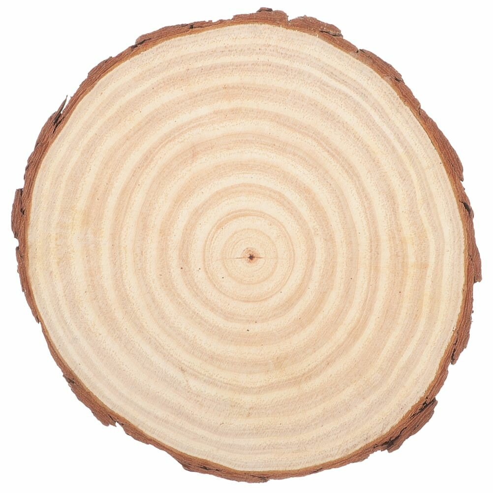 Круглый деревянный срез из натурального дерева для декора и творчества