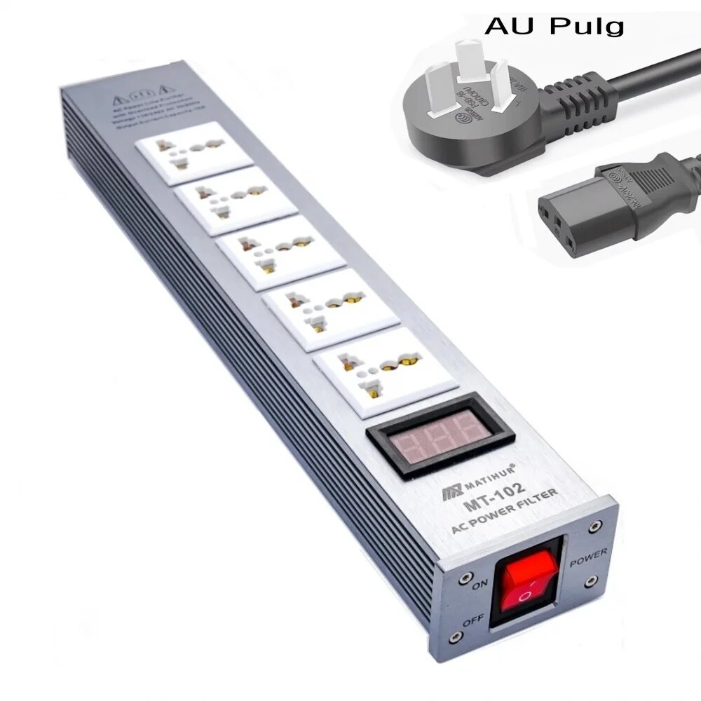 Фильтр питания Matihur MT-102 для Hi-Fi техники Silver AU power line