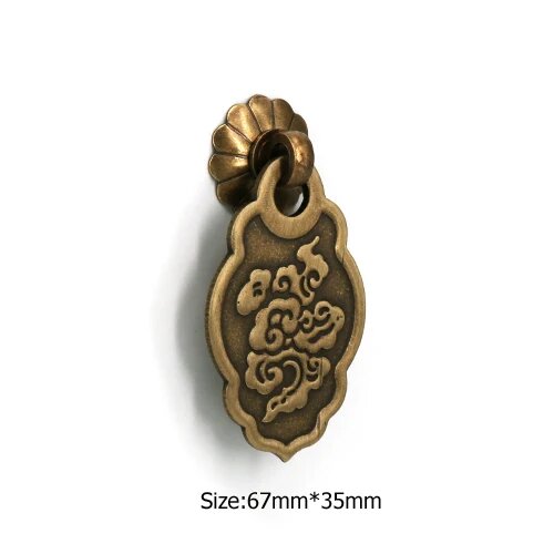 Латунные дверные ручки KUNGSPHAN, античный бронзовый цвет 013