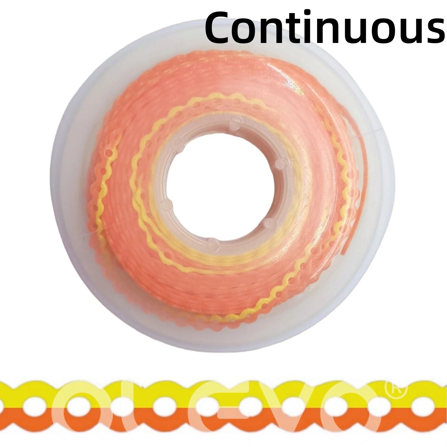 Olevo ортодонтическая резиновая лента для брекетов 4,57 м Color53 Continuous