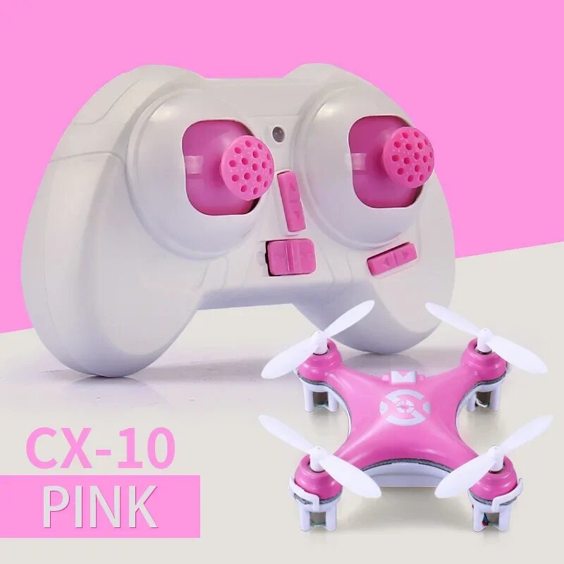 Радиоуправляемый дрон Pankeda CX-10 Розовый, pink