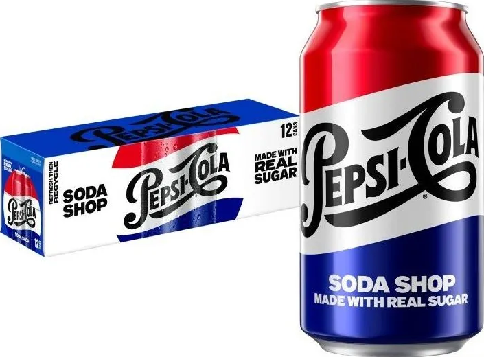 Pepsi 0,355л.*12шт. Cola Real Sugar USA Пепси Напиток газированный Производство - США