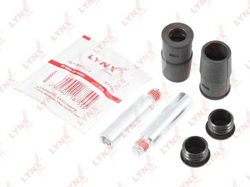 Комплект направляющих тормозного суппорта передний=задний LYNX AUTO BC-2089 12 мм Audi, Bmw, Mercedes, Vw, Chevrolet, Daewoo, Ford, Jaguar, Kia, Mini, Nissan, Opel, Peugeot, Renault, Porsche, Seat