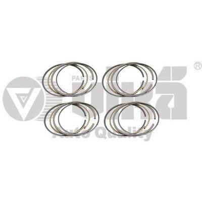 Кольца поршневые VIKA 11980798201 Skoda Fabia, Octavia, Vw Golf, Polo, Lupo 1.4, 1.6 Mot. Aua, Aub, Aud, Afh, Akk, Bby, Bbz 94->, комплект на 4 поршня