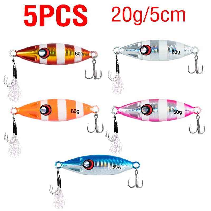 Металлические джиг-головки J049, 5 шт.