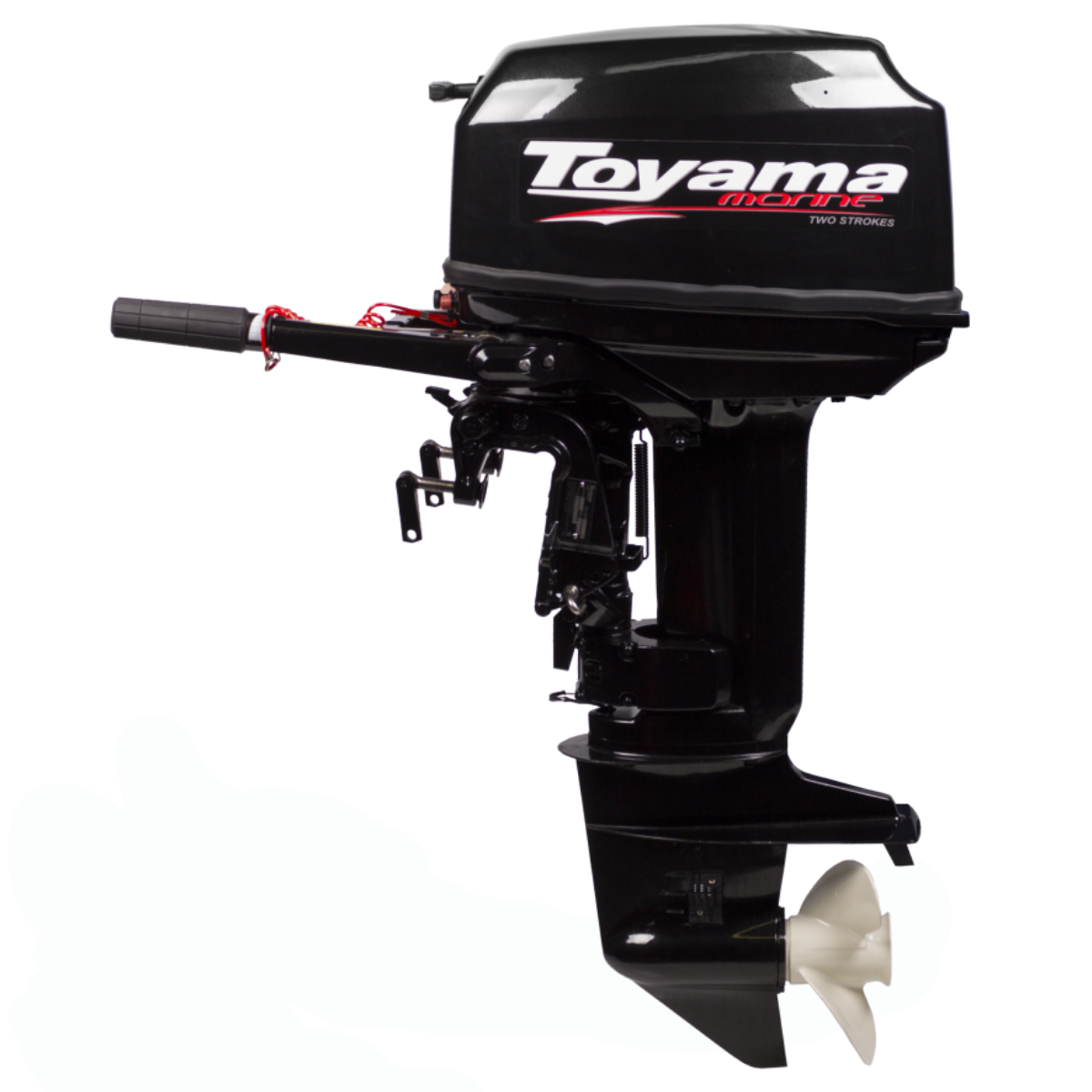 Лодочный мотор Toyama T30ABMS, черный, двухтактный, бензиновый, 30 л. с.