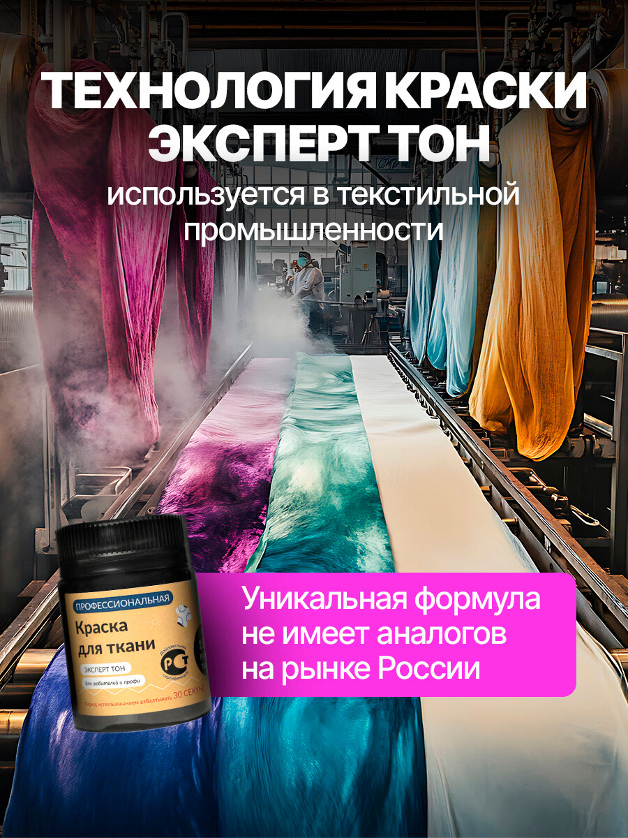 Краска для одежды черная — фото 1
