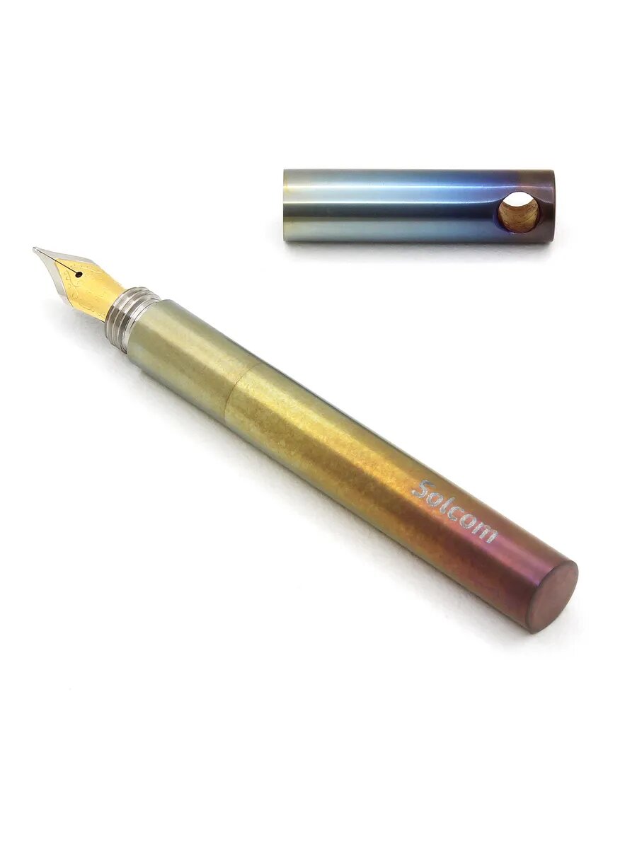 Перьевая ручка из титана Classic M1 mini анодированная