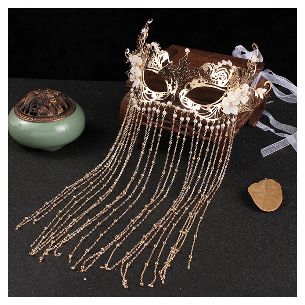 Золотая карнавальная маска для праздника, карнавала, нарядный аксессуар для вечеринки, взрослых и детей