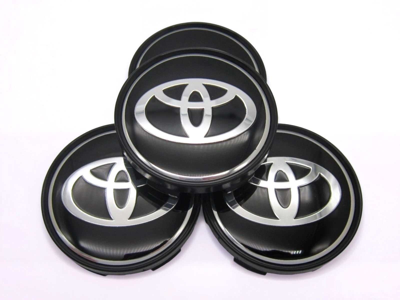 Колпачки заглушки на литые диски Тойота 59/56/10 мм, 4 шт.