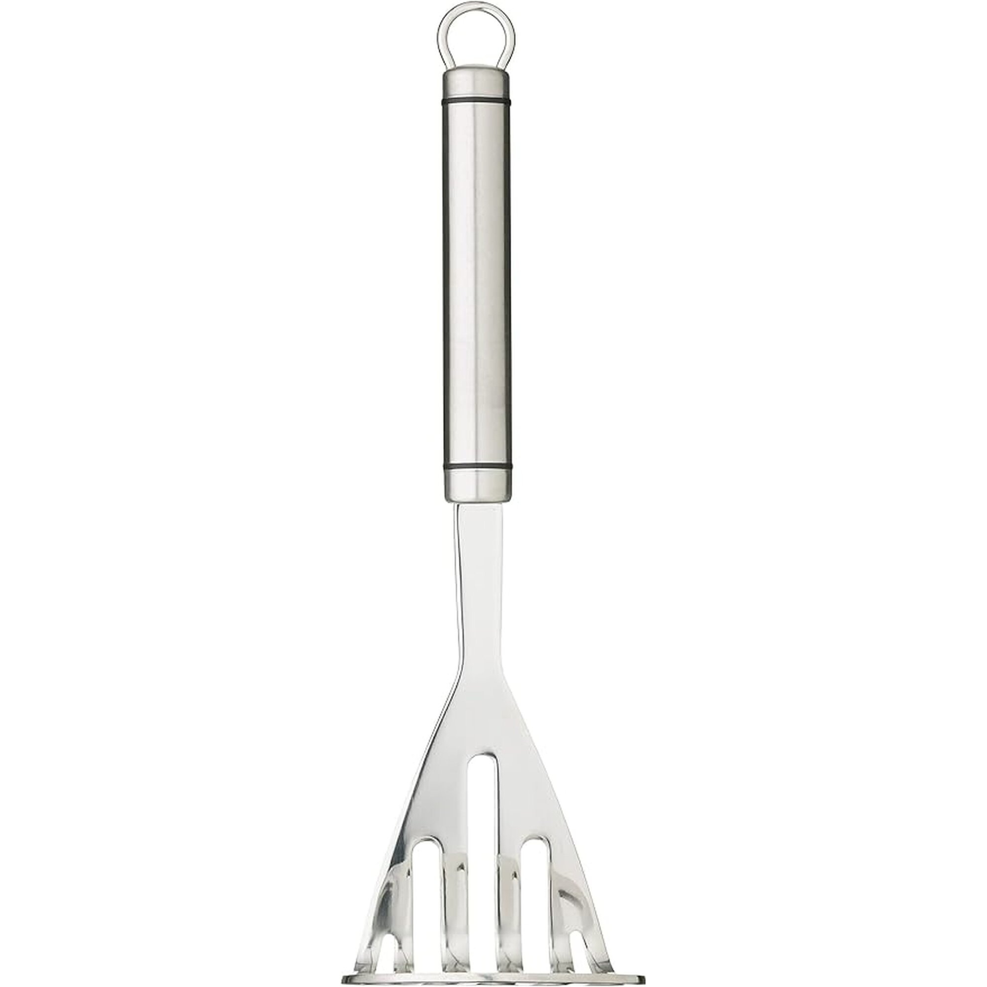 Картофельная толкушка KitchenCraft из нержавеющей стали, размер 26 см, цвет серебристый