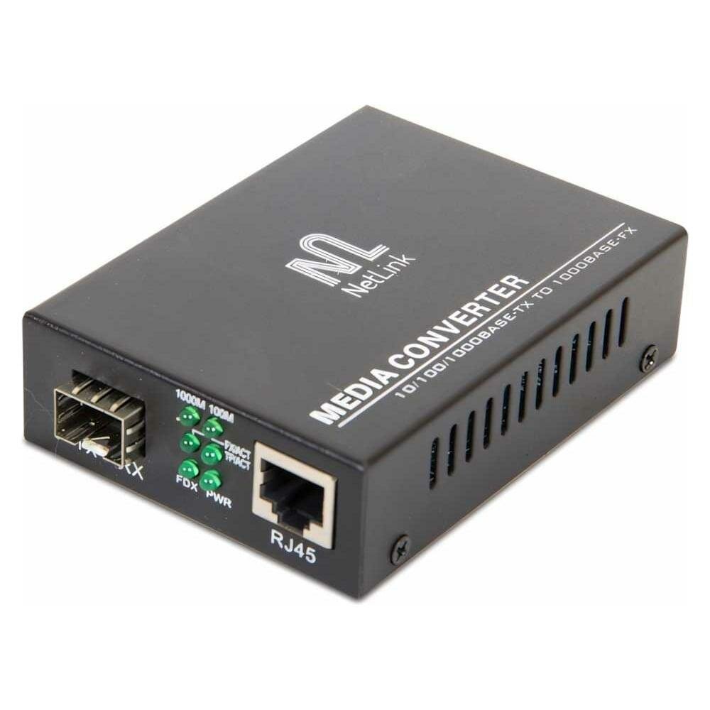 Медиаконвертер Netlink GE-SFP (10/100/1000 Mb) УТ000001658