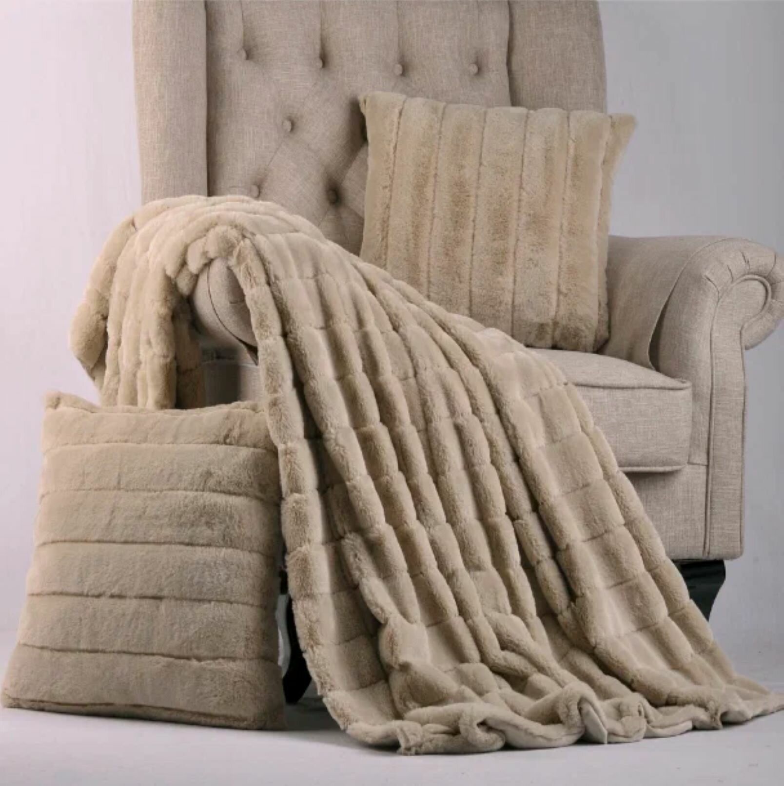 Плед Кролик двусторонний 200*220 см искусственный мех, покрывало, 4