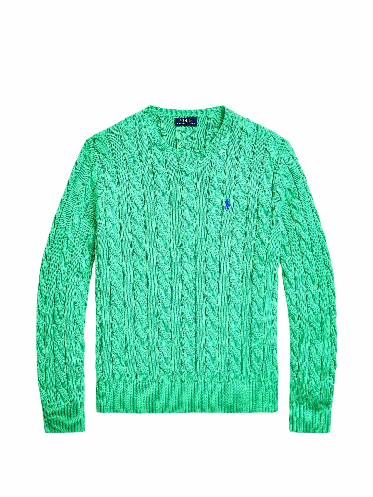 Свитер Cable-knit embroidered-logo sweater