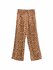Брюки LEE MATHEWS Logo-pattern trousers, размер 42, brown