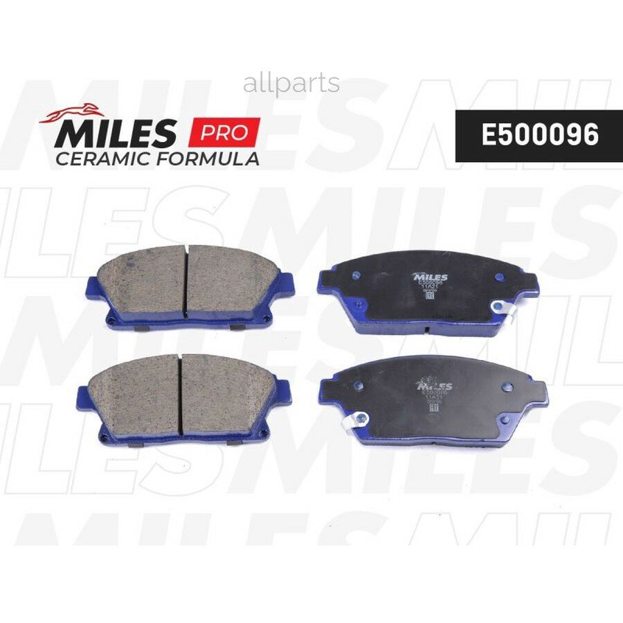 MILES E500096 Колодки тормозные CHEVROLET CRUZE/OPEL ASTRA J 16 10- передние Ceramic