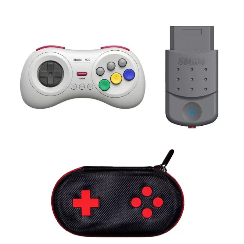 8BitDo адаптер Bluetooth для консолей PS1 в стиле ретро — фото 1