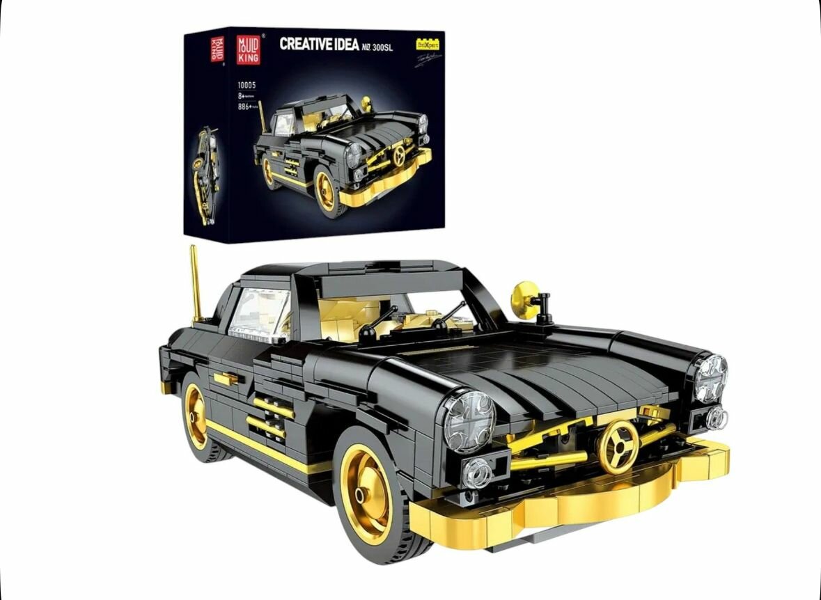 Конструктор Суперкар, Mercedes-Benz 300SL, 10005, 886 деталей
