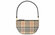 Сумка BURBERRY Olympia, фактура пэчворк, бежевый