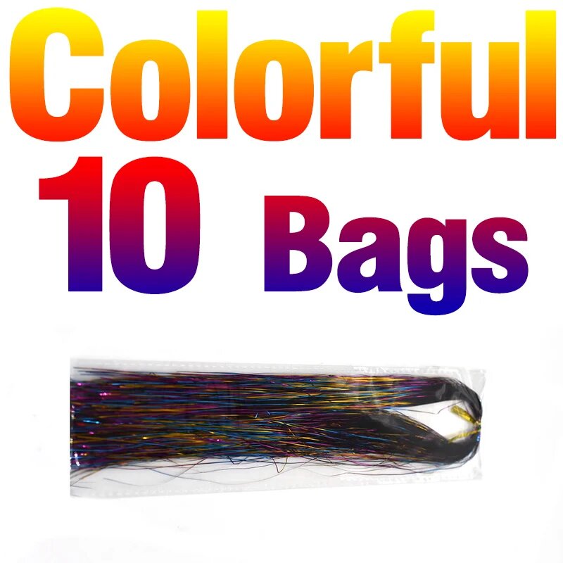Флашабу для мушек, 10 шт, Colorful, фиолетовый