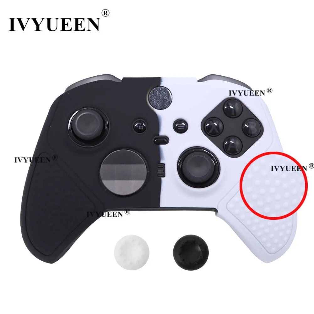 IVYUEEN чехол для Xbox Elite Series 2 Core Черный, Black White