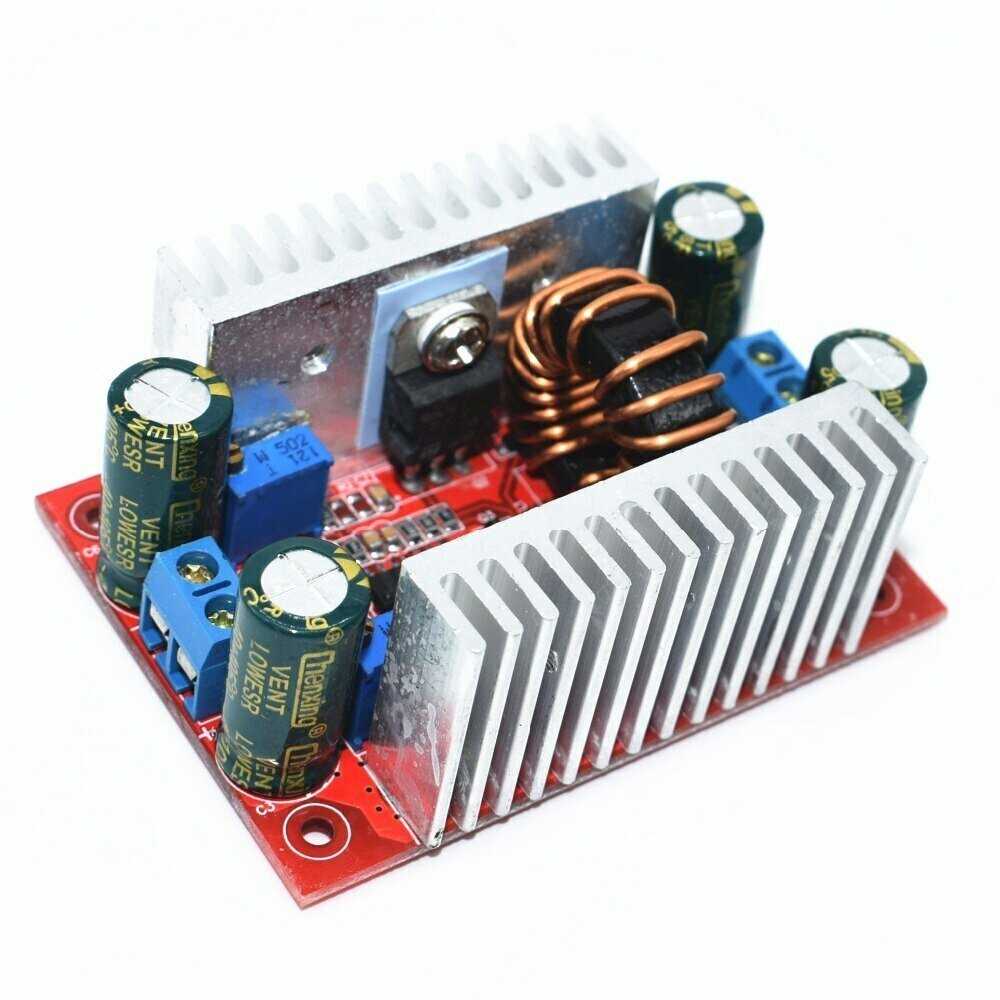 Преобразователь повышающий DC-DC (с 8.5-50V до 10-60В) 12A (15A max) 400Вт