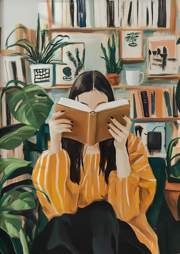 Женский портрет в стиле абстракции, 30x40см, TT855