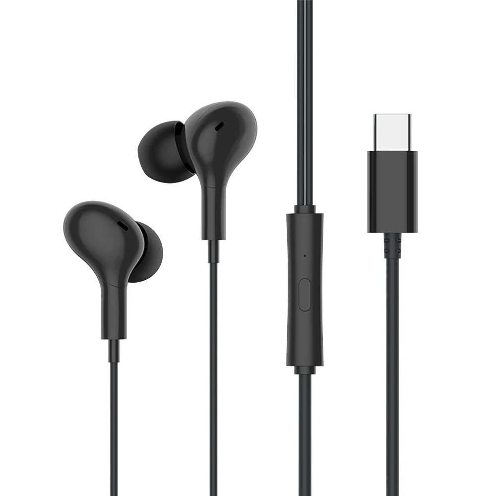 Проводные наушники USB Type-C HiFi для Samsung Galaxy S26 S25 S24 S23 S22 Ultra Black Type C