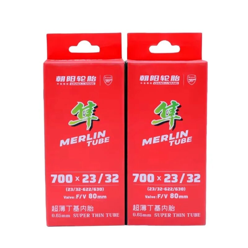 Велосипедная камера CHAOYANG 700c 0.65мм 2PC-700X23-32-80MM