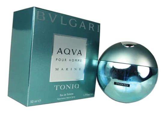 Мужская туалетная вода Булгари Аква Пур Ом Марин Тоник 50 мл / Bvlgari Aqva Pour Homme Toniq