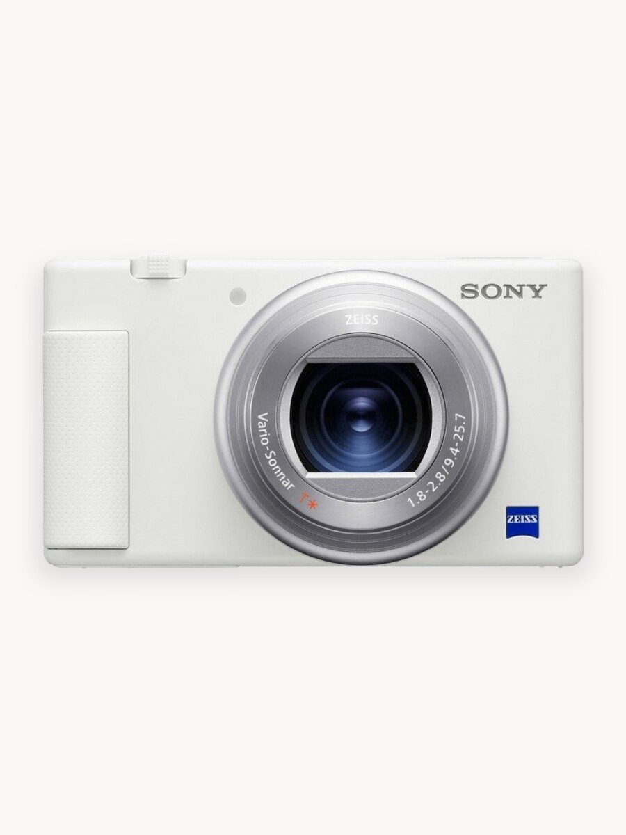 Sony ZV-1 Vlogging Camera (White) – Compact 4K Camera with Flip Screen & Fast Autofocus