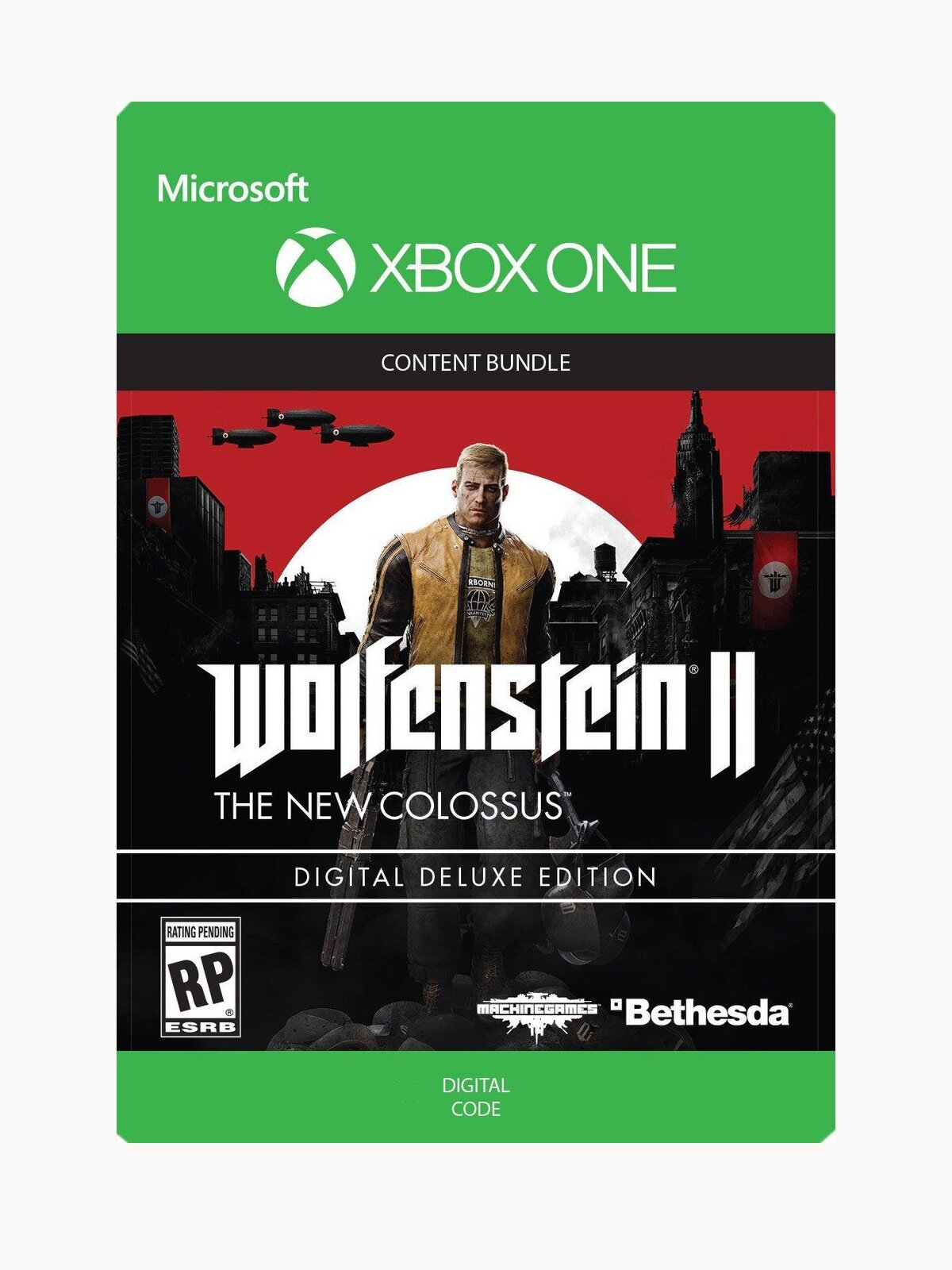 Игра Wolfenstein II: The New Colossus Digital Deluxe Edit, цифровой ключ для Xbox One/Series X|S, русская озвучка