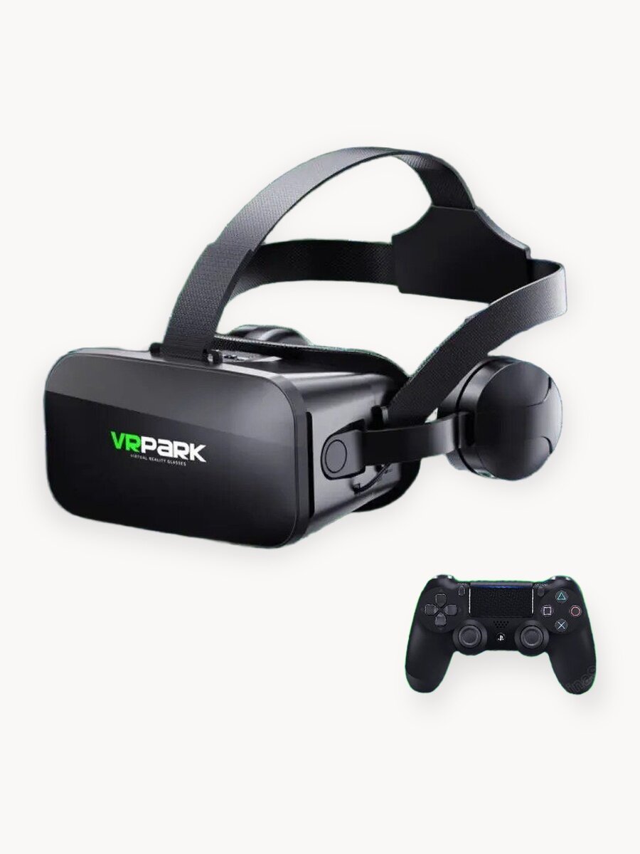 Очки виртуальной реальности для смартфона с наушниками 3D игровые очки , шлем виртуальной реальности 3Д