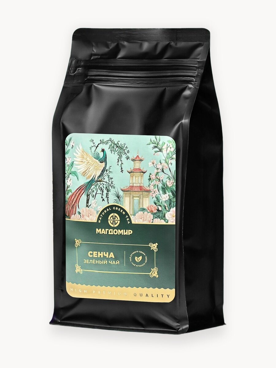 Чай зеленый листовой Сенча 200 г, настоящий китайский чай