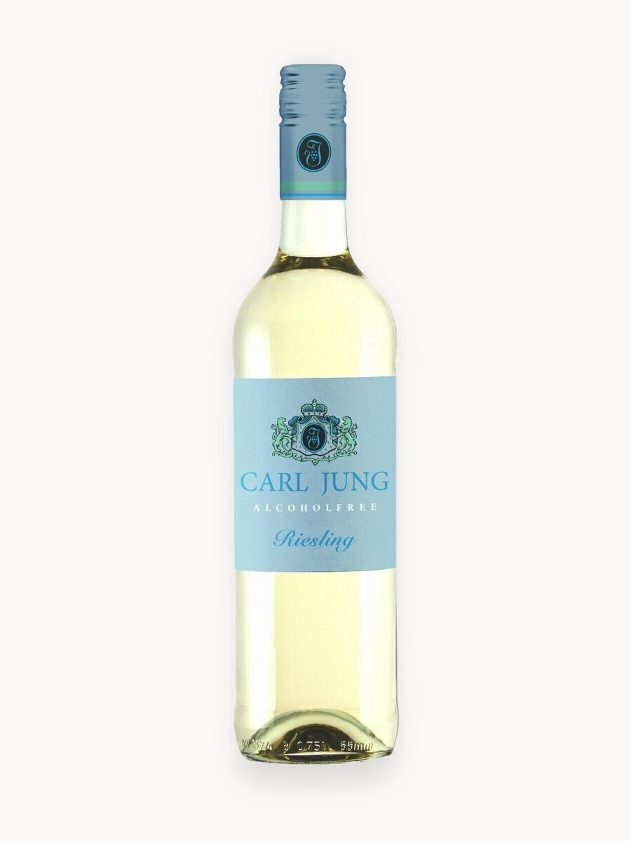 Вино 100% натуральное, безалкогольное Carl Jung (Карл Юнг) Riesling (Рислинг) белое сухое, Германия, 750 мл