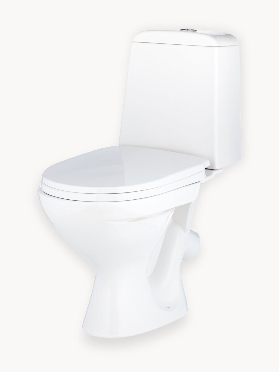 Унитаз-компакт Gesso 102 HOME De Luxe с 1 уровневой арматурой (100% комплектация) 9012357