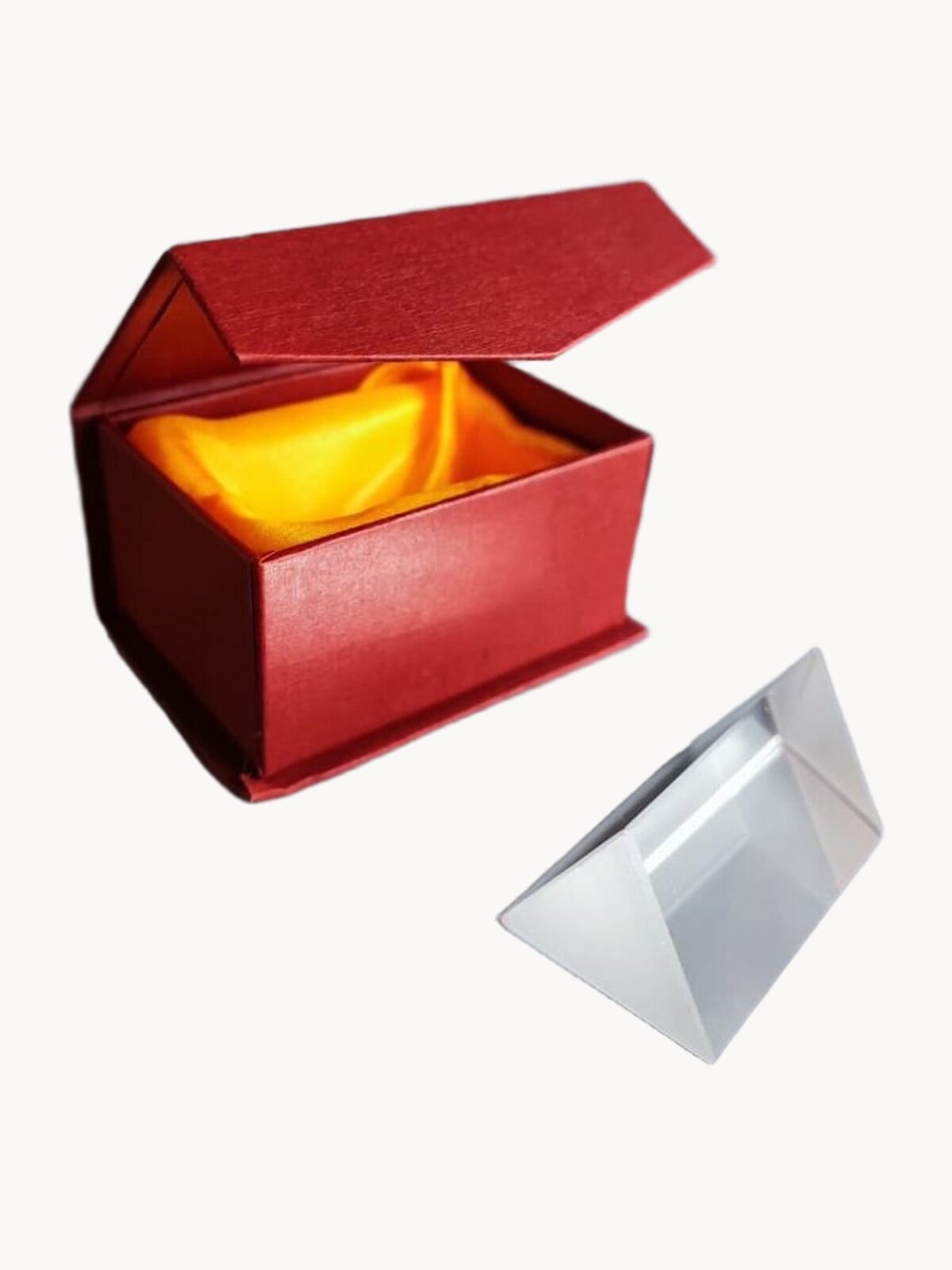 Призма для фото стеклянная для оптических экспериментов 30/30/50