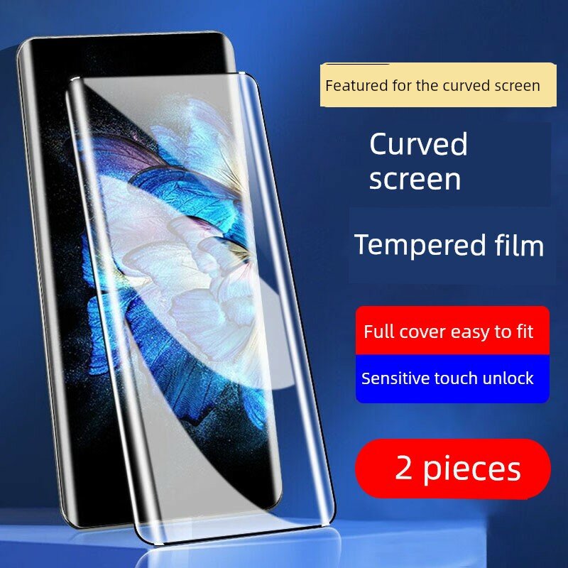 Защитное стекло для Honor X40 с закругленными краями, полное покрытие, 2 шт, антицарапинное, прозрачное, ударопрочное