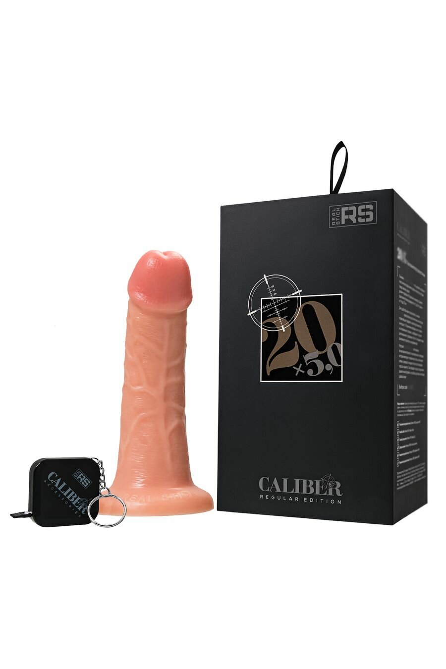 Фаллоимитатор реалистичный, RealStick CALIBER, 20 см, Ø5 RealStick Фаллоимитатор реалистичный, RealStick CALIBER, 20 см, Ø5