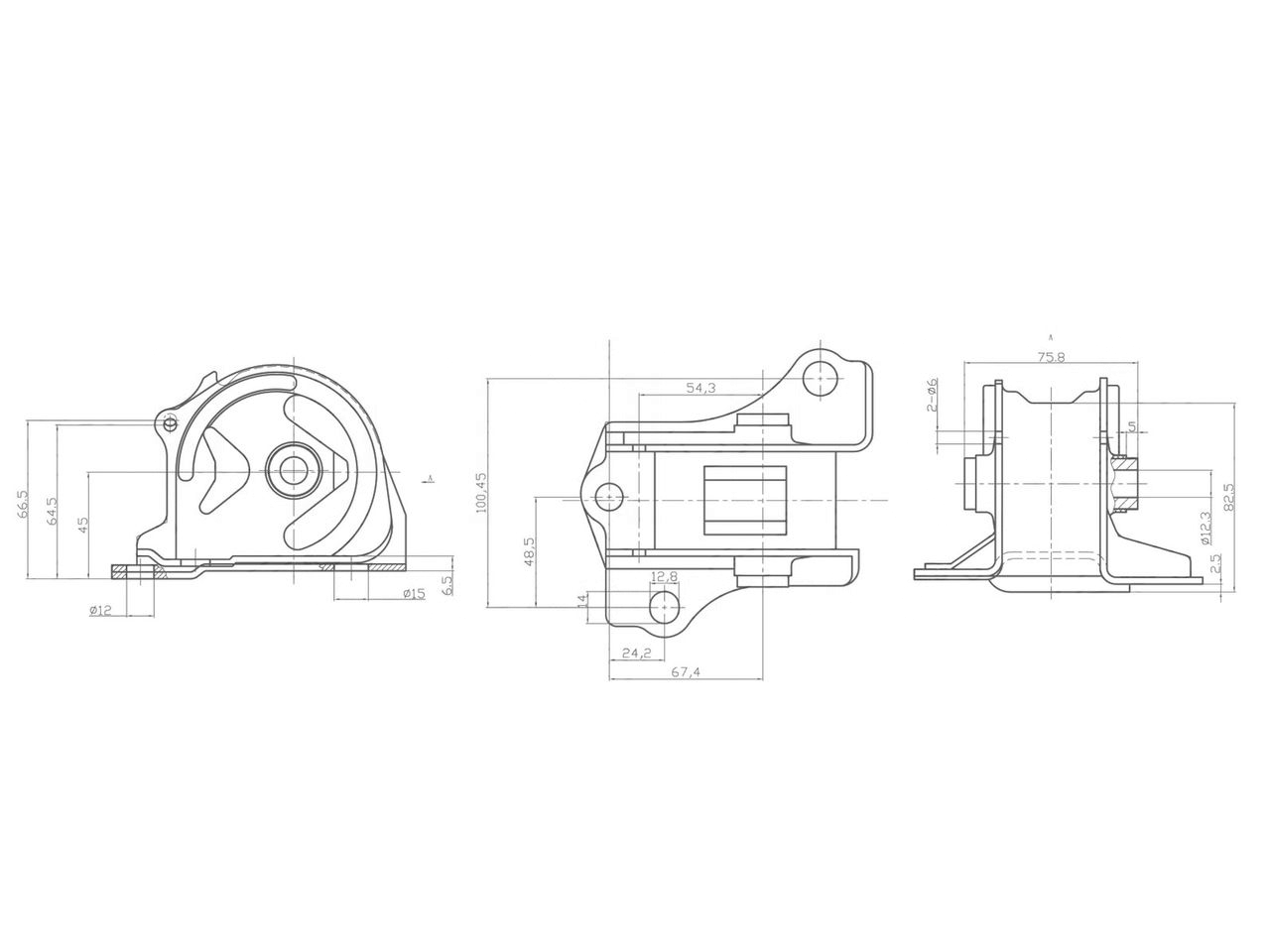 UNIO RMP-15053 (50840S5A990 / 50840S5AA81 / 50840S6DA81) опора двигателя передняя Honda (Хонда) Civic (Цивик) vi 95-