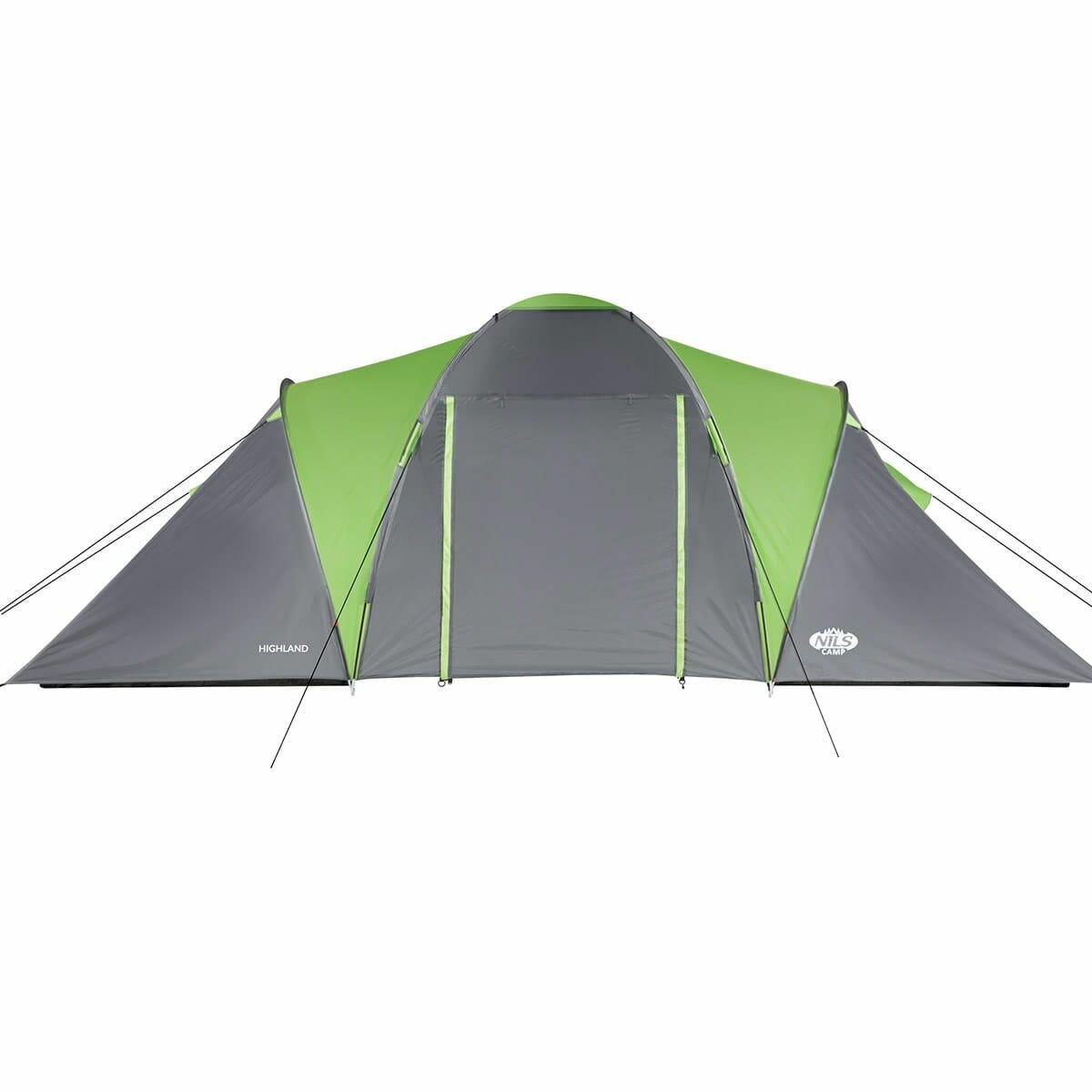 Кемпинговая палатка Nils Camp Highland NC6031, Decathlon, Цвет: Зеленый / Серый, Размер: 6 человек
