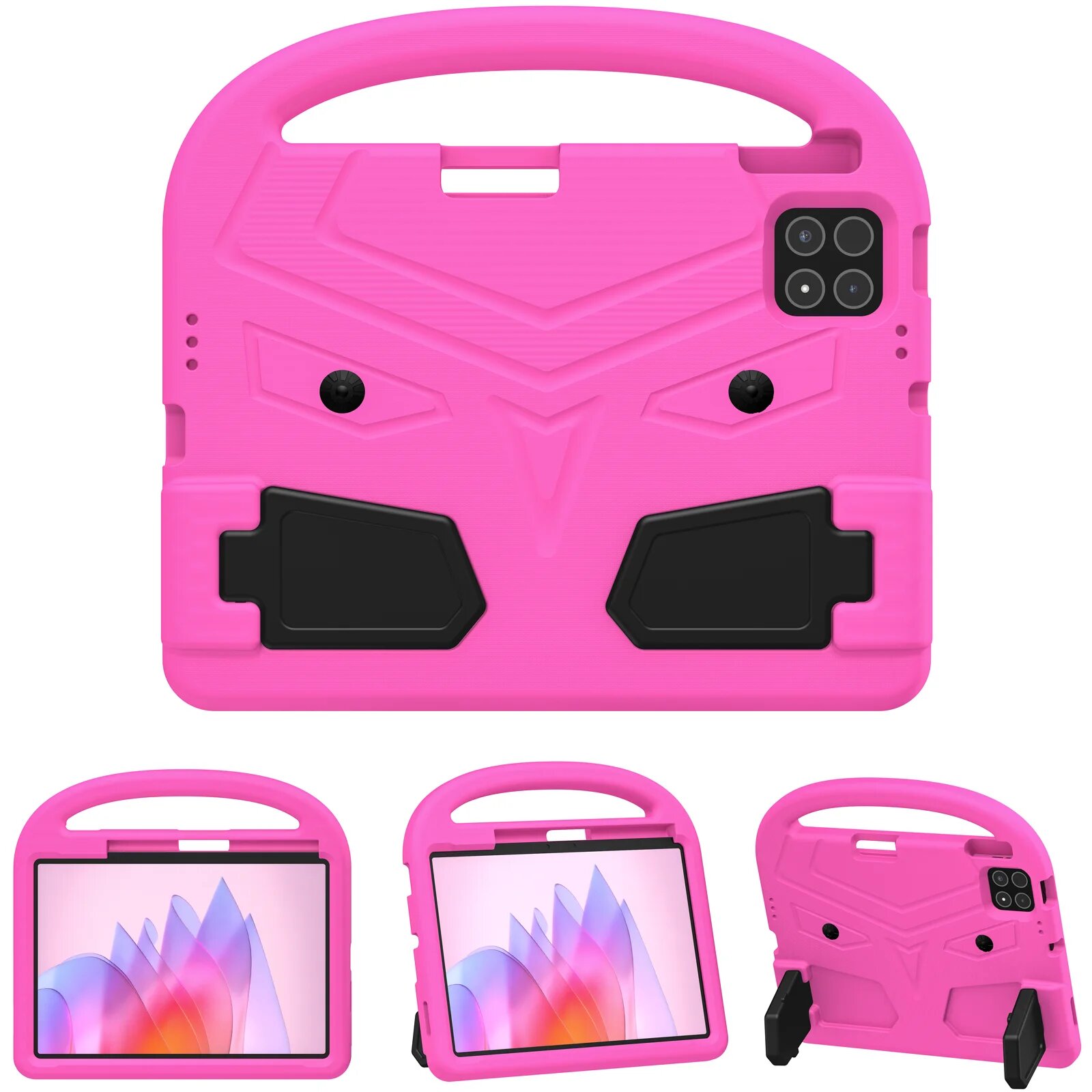 Детский чехол Xiaomi Poco Pad X1 11.2" из ЭВА Xiaomi Pad 7 - 7 Pro, Rose Red