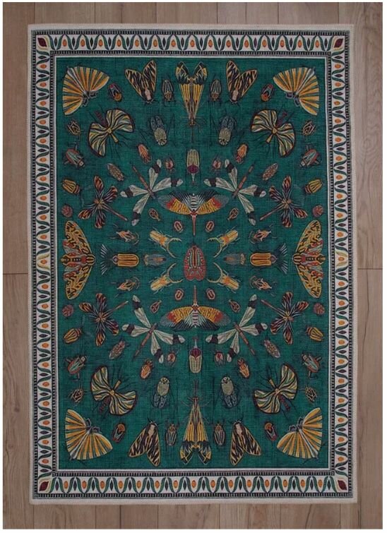 Ковер Изумрудные насекомые, 2 x 3 м