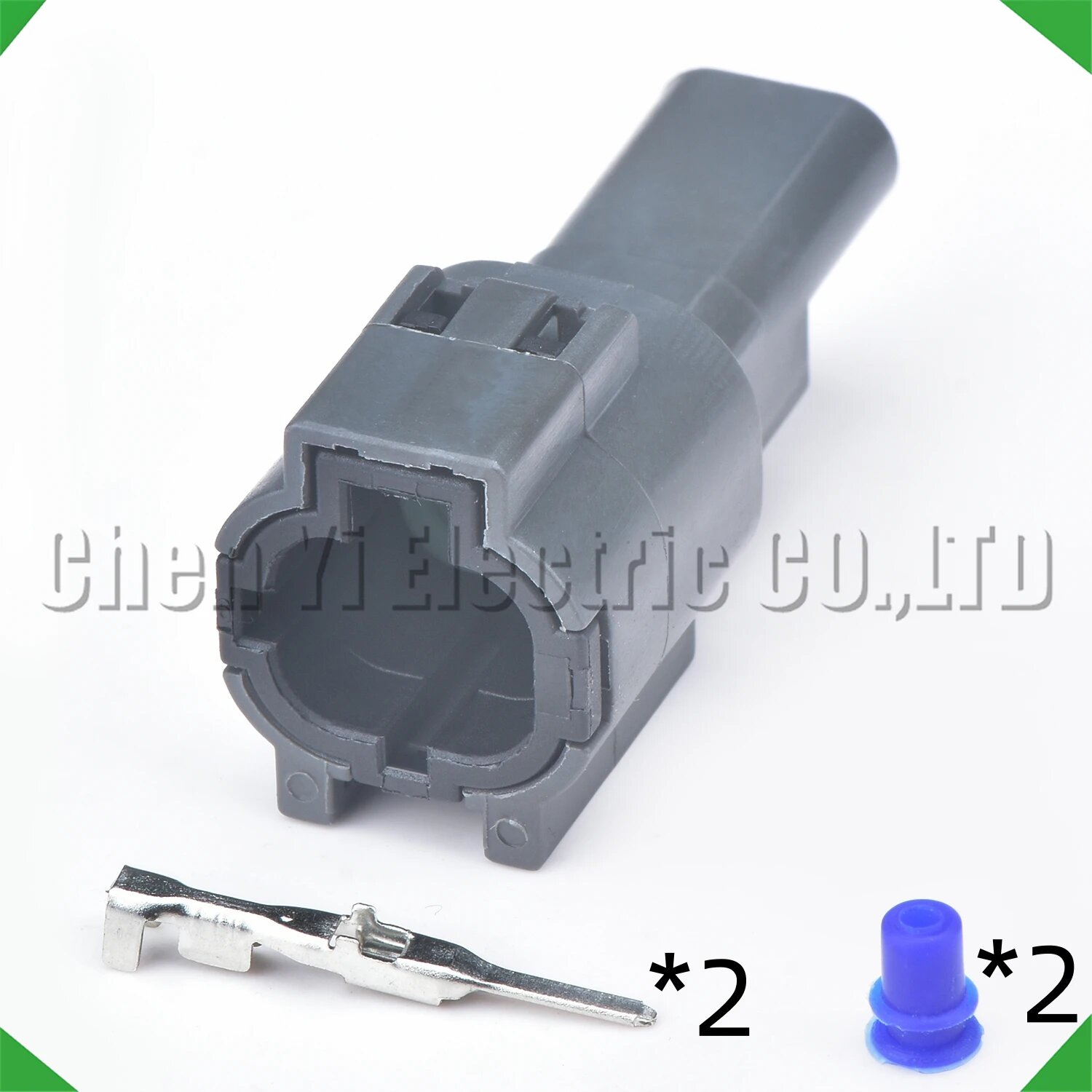 2-контактный автомобильный разъем Grey Male 7123-8520-40