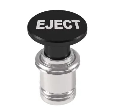 Автомобильный прикуриватель с кнопкой пожарной ракетки, анодированный алюминий, 12-вольтовый автомобильный прикуриватель, замена подходит для большинства автомобилей