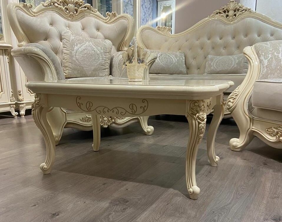 Журнальный столик Alba "Джоконда", прямоугольный, МДФ, бежевый, 90x60 см